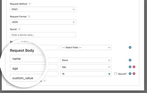 How To Send The Numerical Values Through Webhooks