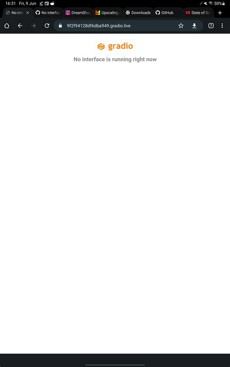 No Interface Is Running Right Now · Issue 3060 · Gradio App Gradio