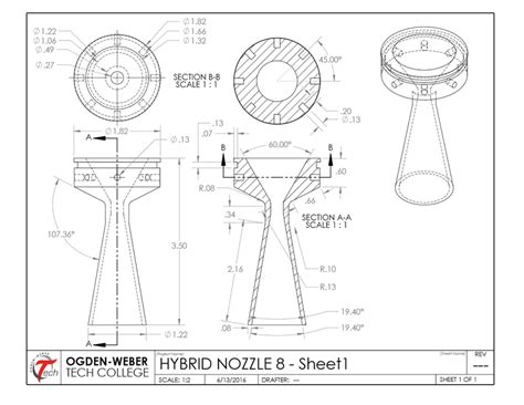 Hybrid Rocket Motor Plans