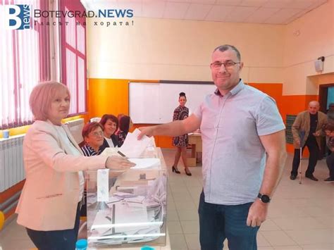 Кандидатът за кмет на община Ботевград Борис Дренов упражни правото си