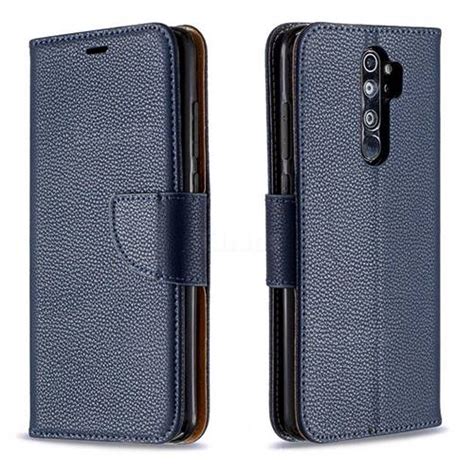 Classic Luxury Litchi Leather Phone Wallet Case For Mi Xiaomi Redmi Note Pro Blue Xiaomi