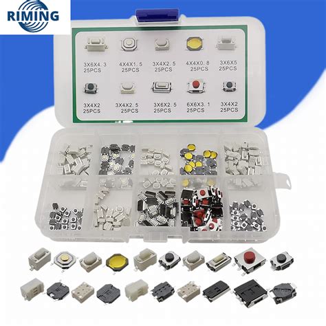 SMD Micro Tactile Push Button Switch Accessories Kit Car Remote Control Tablet Micro Momentary