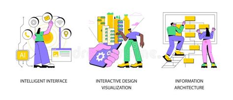 Software Development Abstract Concept Vector Illustrations Stock