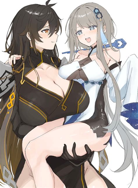 Zhongli And Guizhong Genshin Impact Drawn By Nipio Danbooru