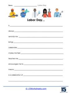 Labor Day Worksheets Community And Celebration 15
