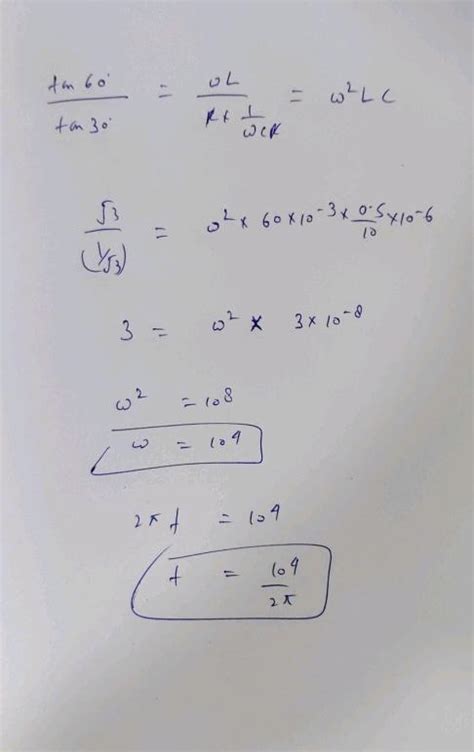 When A 60 Mh Inductor And A Resistor Are Connected In Series With An Ac Voltage Source The