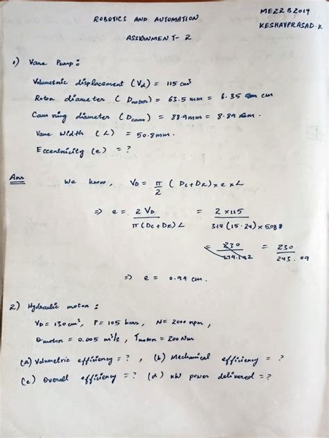 Robotics And Automation Assignment Pdf