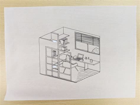 アイソメ図に小物を書き入れてさらに見やすくしました 株式会社司不動産