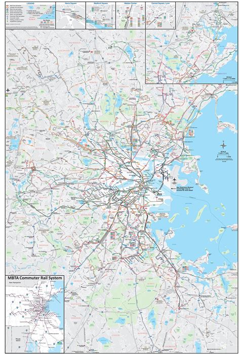 2023 Mbta System Map Side A Mbtats