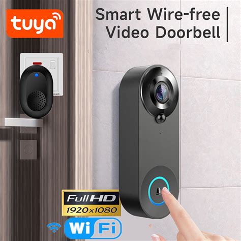 2mp Tuya Smart Doorbell Camera Wifi Wireless Call Intercom Video Eye For Apartments Night Vision
