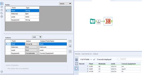 solved concatenating values in same cell in alteryx alteryx community