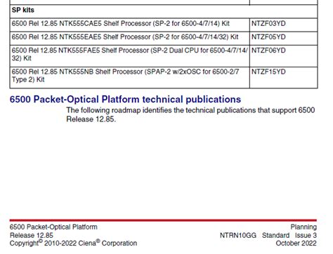 6500 How To Open An Equipment Request For A Replacement Shelf Processor Module With The Correct