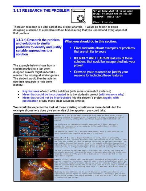 A Level Computing NEA ANALYSIS Guide Teaching Resources