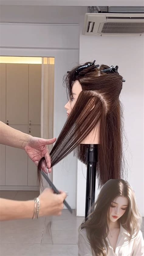 하능스타일레이어드컷 안녕하세요 하나님의 능력 하능이에요 이번영상은 긴머리레이어드컷 📞예약 02 3446 1606 네이버