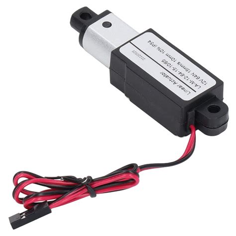 Mini Electric Linear Actuator 12v 64n 15mms Small Linear Actuator With Mounting Brackets Ip54