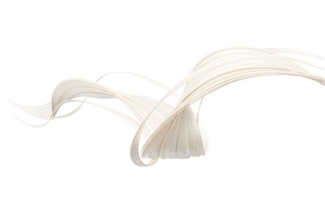 Premium Photo Flowing Curve Geometry Lines 3d Rendering