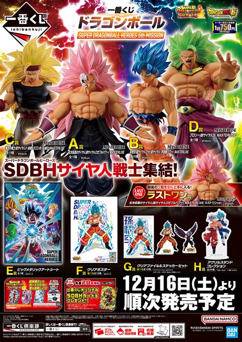 ローソンで『スーパードラゴンボールヒーローズ』の一番くじ第5弾が2023年12月16日発売、超サイヤ人ロゼフルパワーなどがmasterlise