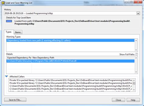 Net Assembly And Packed Project Lirary Warnings Ni Community