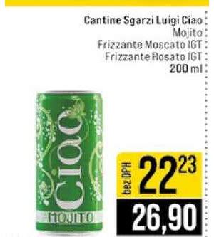 Archiv Cantine Sgarzi Luigi Ciao Mojito Frizzante Moscato Igt