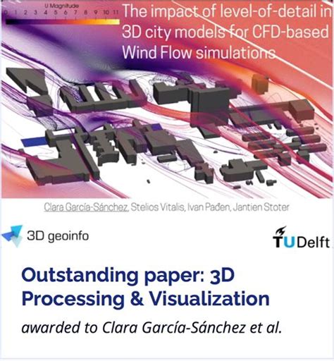 Tu Delft Geomatics On Linkedin 3dgeoinfo Geomatics Tudelft 3dmodel Cfd Windflow