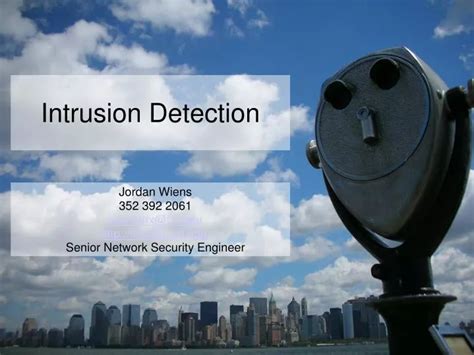 PPT Intrusion Detection PowerPoint Presentation Free Download ID 4397990