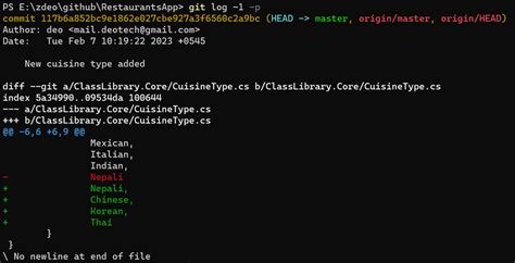 Important Git Commands To View Logs