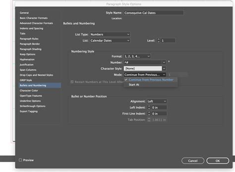 Issue With Auto Numbering Using Paragraph Styles Adobe Community 10692109