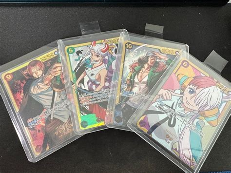 One Piece Tcg Sec Secret Rare Card Op Op Shanks Yamato Kuzan Uta Hobbies Toys Toys
