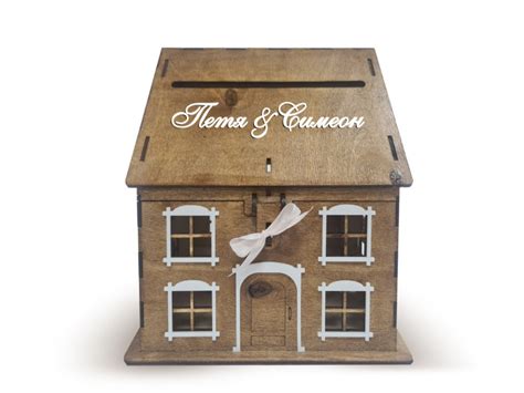 Дървена кутия за пари сватба Handmasters Bg