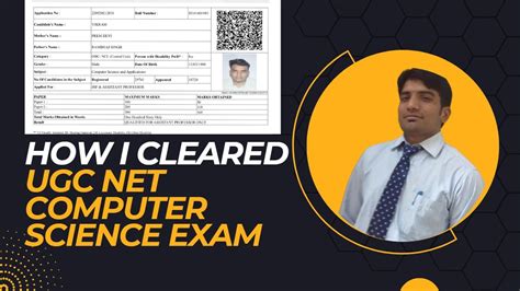 How I Cleared Ugc Net Computer Science Exam Youtube