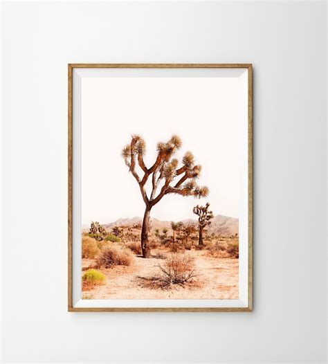 Desert Print Joshua Tree Printable Art Southwestern Decor Etsy