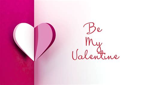 3d 렌더링 그림입니다 해피 발렌타인 데이 인사말 카드 종이와 벨벳 레드 심장 3차원 형태에 대한 스톡 사진 및 기타 이미지 3차원 형태 개념 공예 Istock