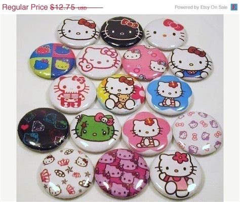 Hello Kitty Buttons In 2023 Hello Kitty Items Hello Kitty Themes Hello Kitty