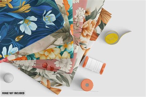 Premium Psd Fabric Stack Mockup 9