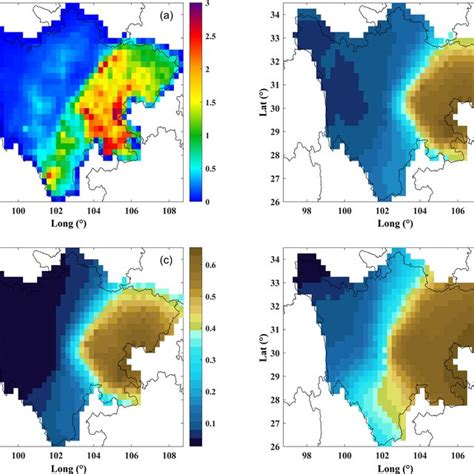 Distribution Of A Cg Lightning Density Unit Flashes Km −2 Yr −1 Download Scientific