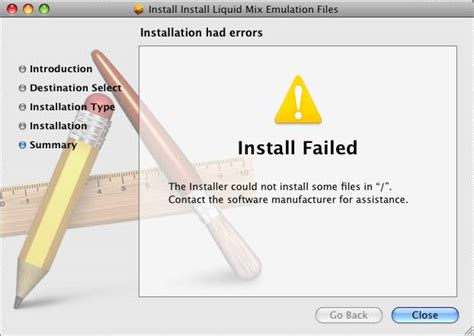 Error Encountered When Installing Liquid Mix Emulation In Mac Techyv