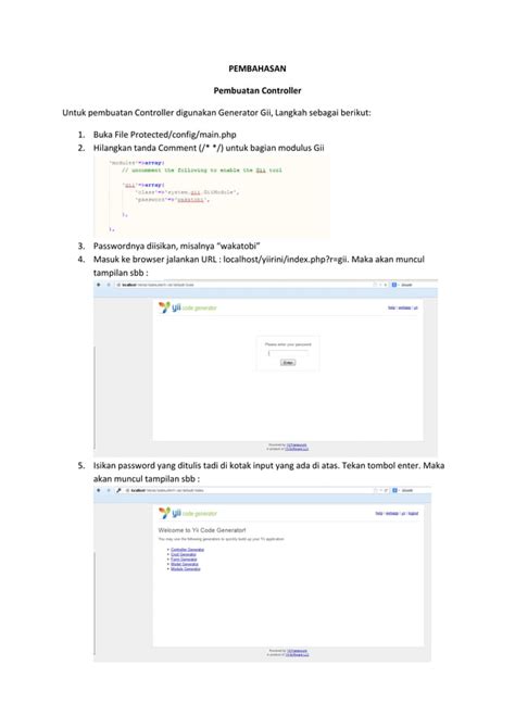 Membuat Controller Pada Yii Framework Pdf