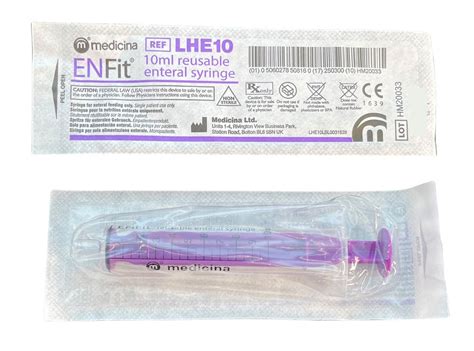 Medicina Enfit Reusable Enteral Syringes All Volumes Medisa