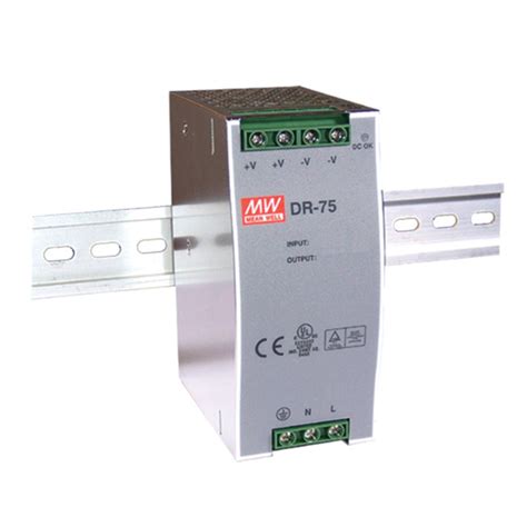 DR-75-24 MEAN WELL USA Inc. | 电源 - 外部/内部（板外） | DigiKey