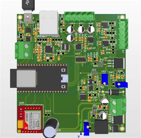 Ali Hayati On Linkedin Pcb Altiumdesigner Esp32 Schomatic Ehernet Usbtoserial Modbus