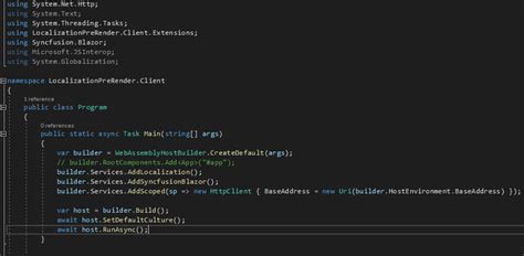 Blazor Webassembly Prerendering Application With Globalization And