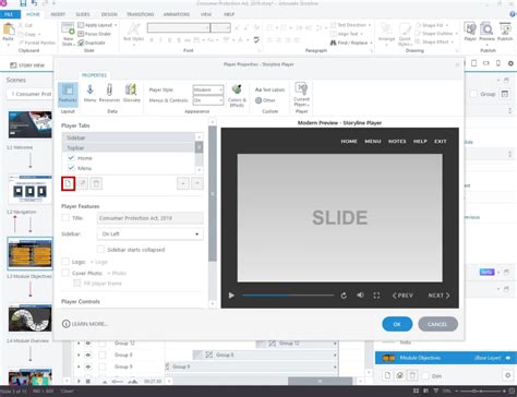 how to add a print slide trigger in articulate storyline 360