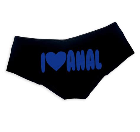 I Love Anal Panties Sexy Slutty Funny Booty Panties Etsy