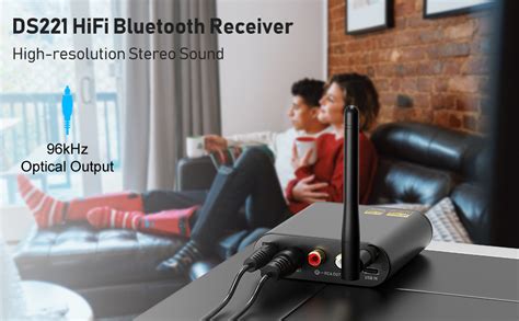 Ymoo Hifi Bluetooth 5 1 Receiver For Home Stereo 384khz 32bit Long Range Bluetooth Adapter With