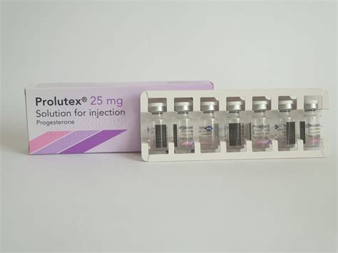 Prolutex Injection Progesterone 25mg 7 Vials Musclebond