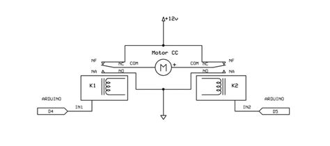 arduino ponte h com relé blog eletrogate