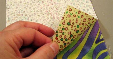 Tutorial 8 Half Square Triangles From One Square 1 Cut Two Fabrics Exactly The Same Sized