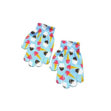 Детские перчатки с 3d рисунком животных из мультфильмов варежки с пальцами Детская смешная