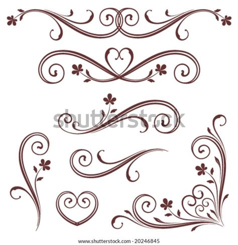 Vectorized Scroll Design Stock Vector Royalty Free 20246845 Shutterstock