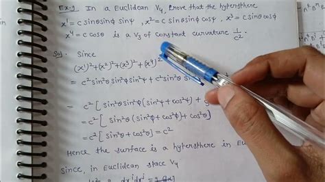 Tensor Analysis Curvature Tensor And Riemannian Curvature Part 4 Youtube